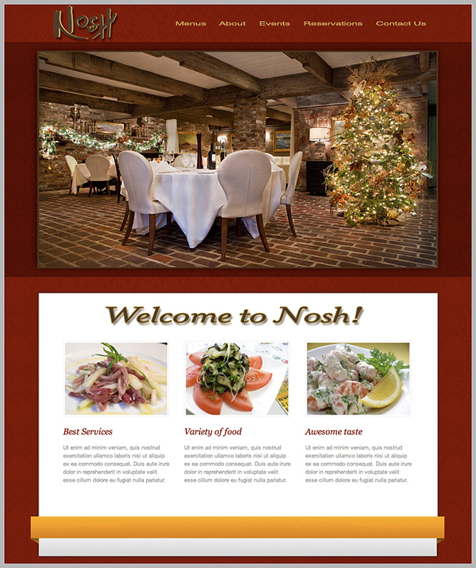 Ellev Nosh Website Direction Layout Design 2 | Ellev – The Best Full ...